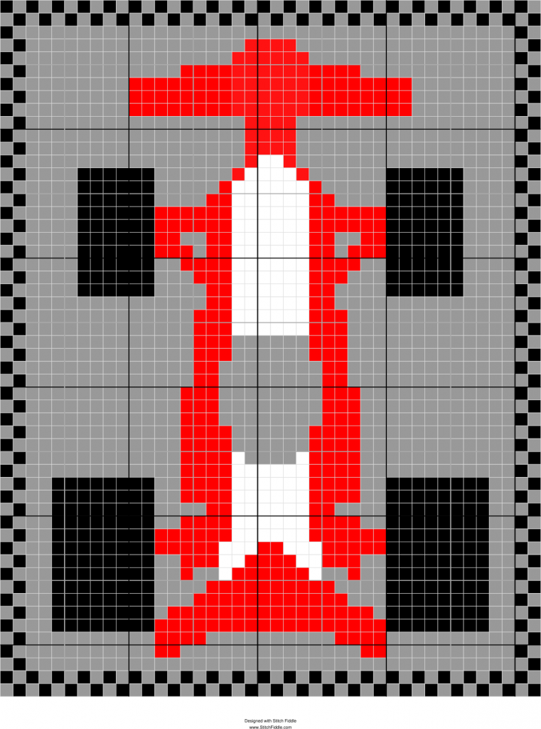 C2C Race Car Blanket - Free Crochet Pattern - love. life. yarn.