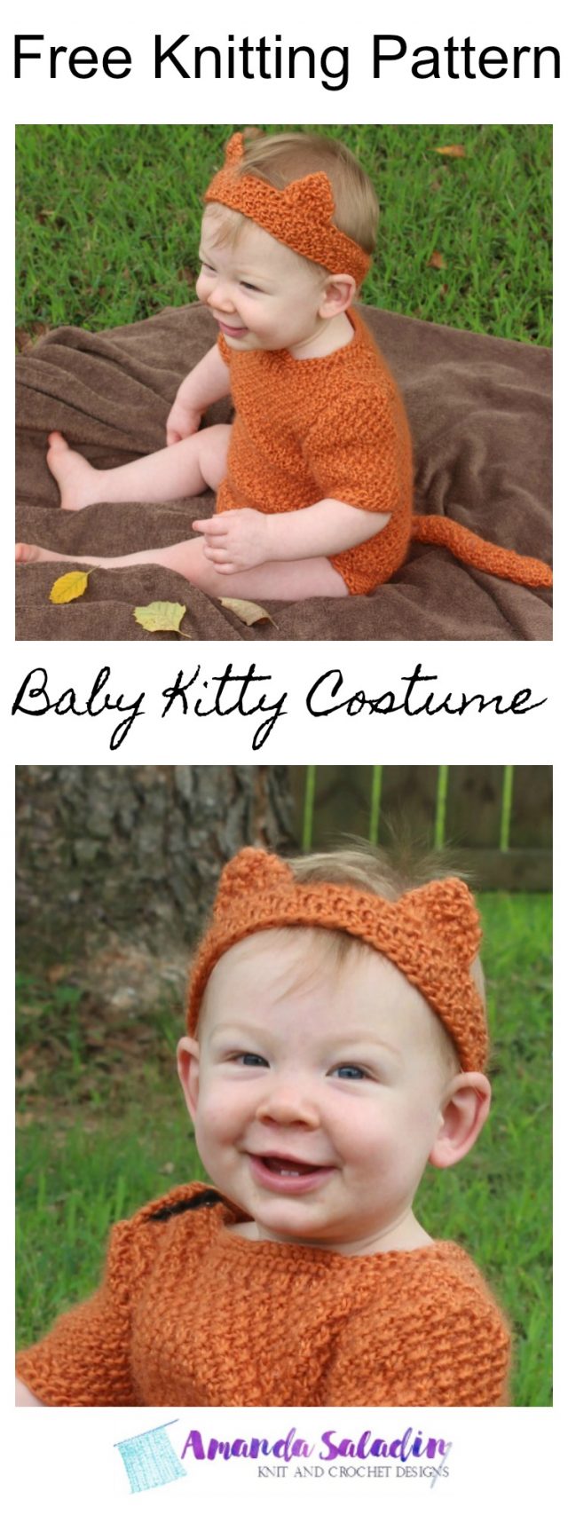 Baby Kitty Costume - Free Knitting Pattern - love. life. yarn.
