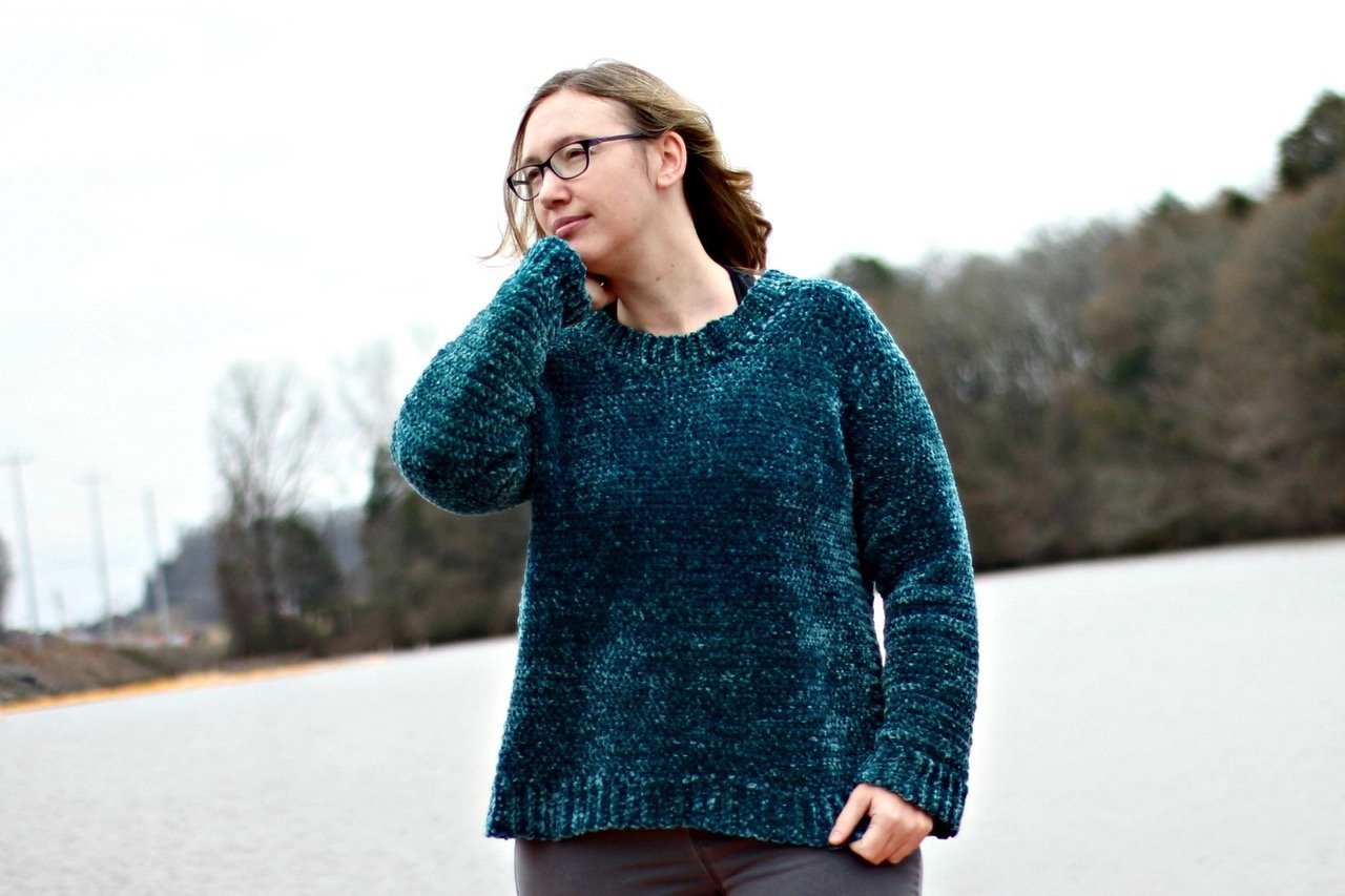 The Velveteal Sweater - Free Crochet Pattern - love. life. yarn.