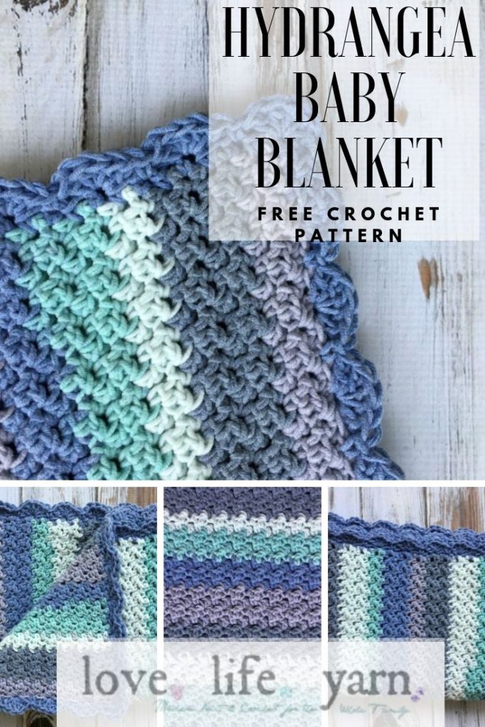Caron Cotton Cakes Baby Blanket - Free Crochet Pattern - love. life. yarn.