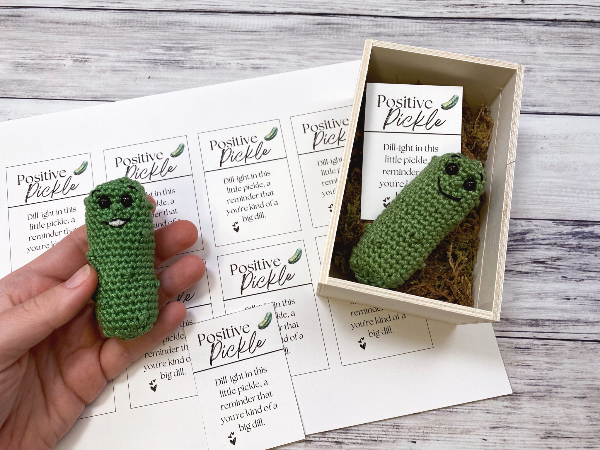 How to Crochet a Positive Pickle