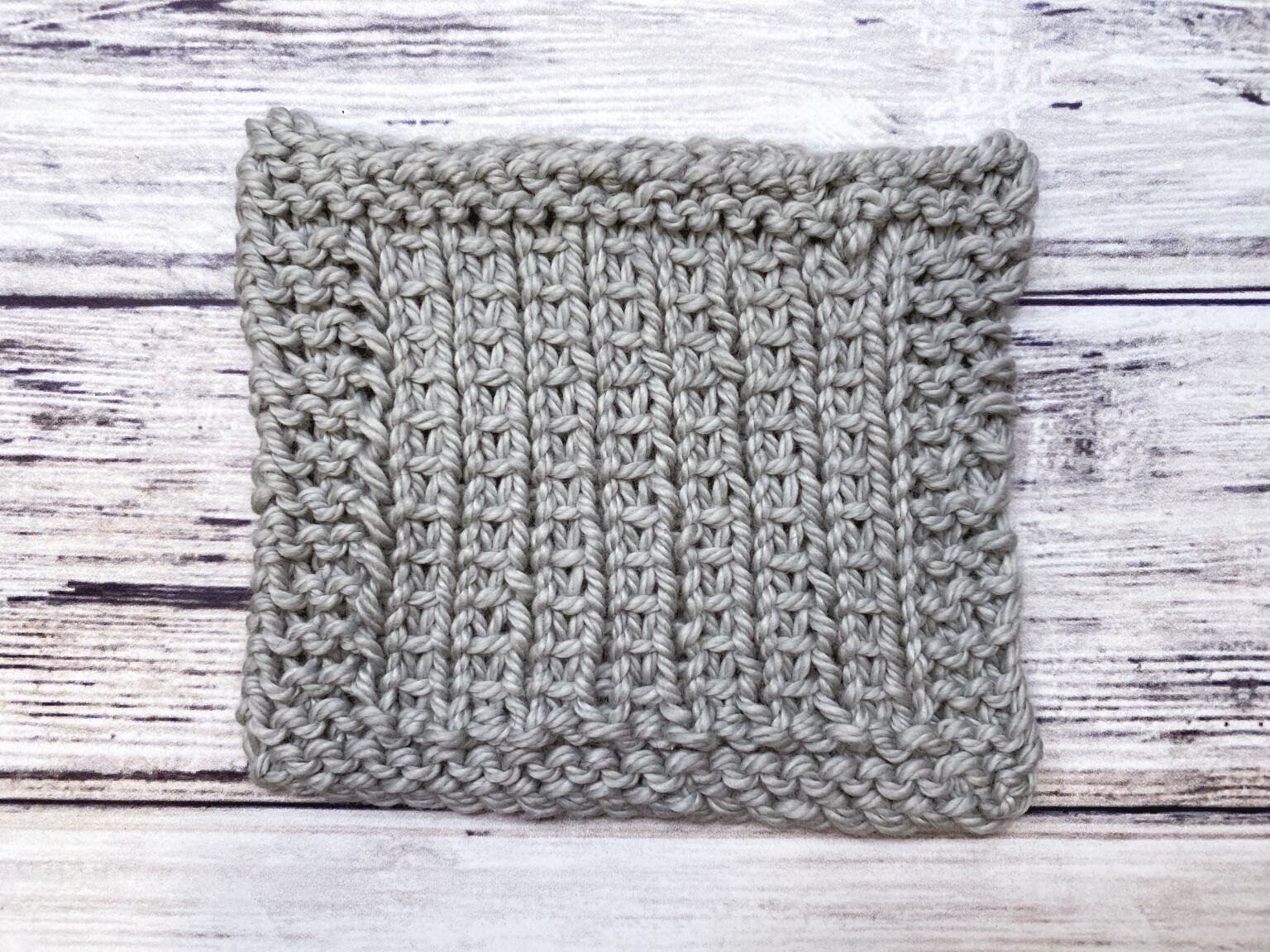 Textured Face Scrubby (Free Knitting Pattern) - love. life. yarn.