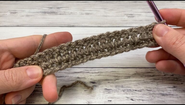 How to Crochet the Alpine Stitch (Easy Tutorial) - love. life. yarn.