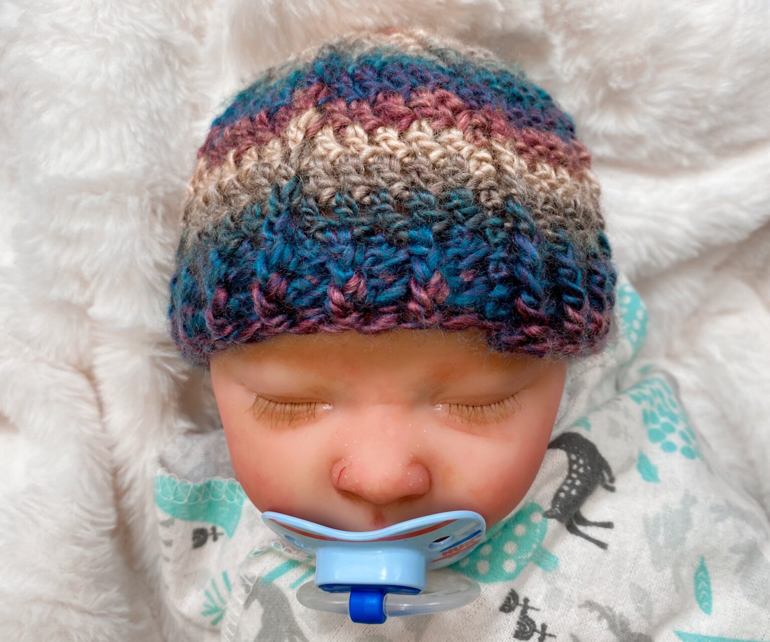 Unforgettable Baby Beanie Hat Crochet Pattern - love. life. yarn.
