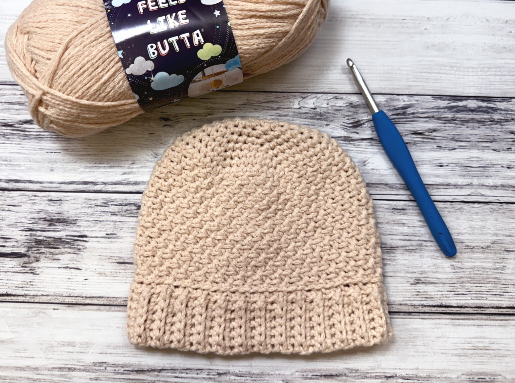 Basic Crochet Baby Beanie - love. life. yarn.