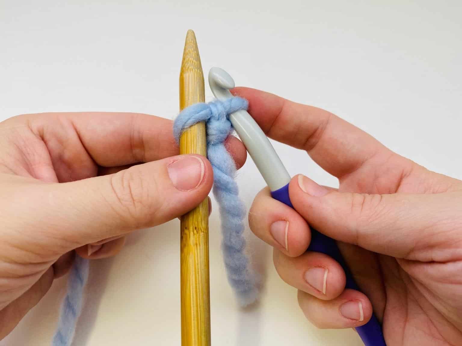 How to Knit for Crocheters: Crochet Cast On - love. life. yarn.