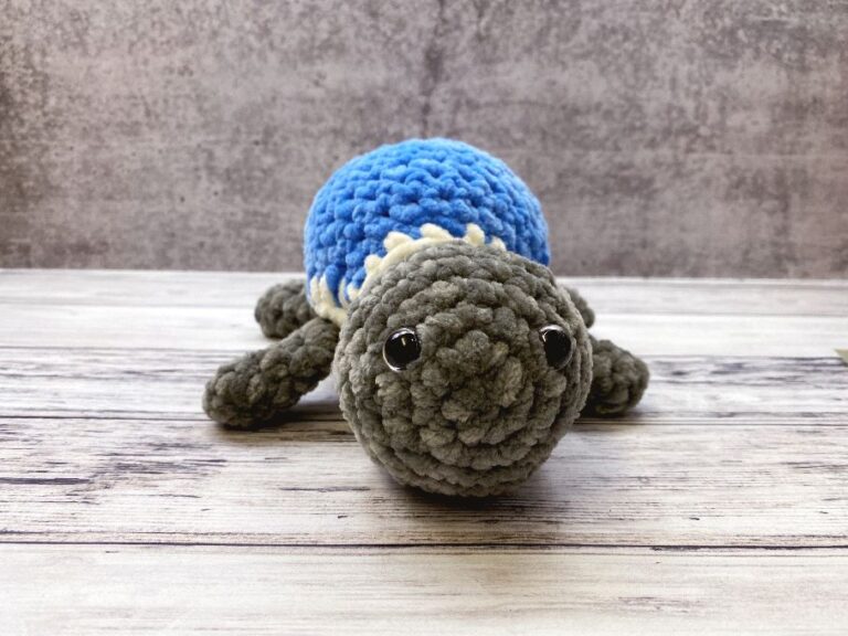 Crochet Turtle with Removable Shell (Free Pattern) - love. life. yarn.