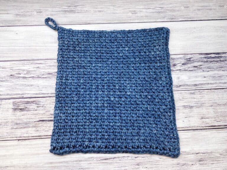 Easy Double Thick Crochet Potholder (Free Pattern) - love. life. yarn.