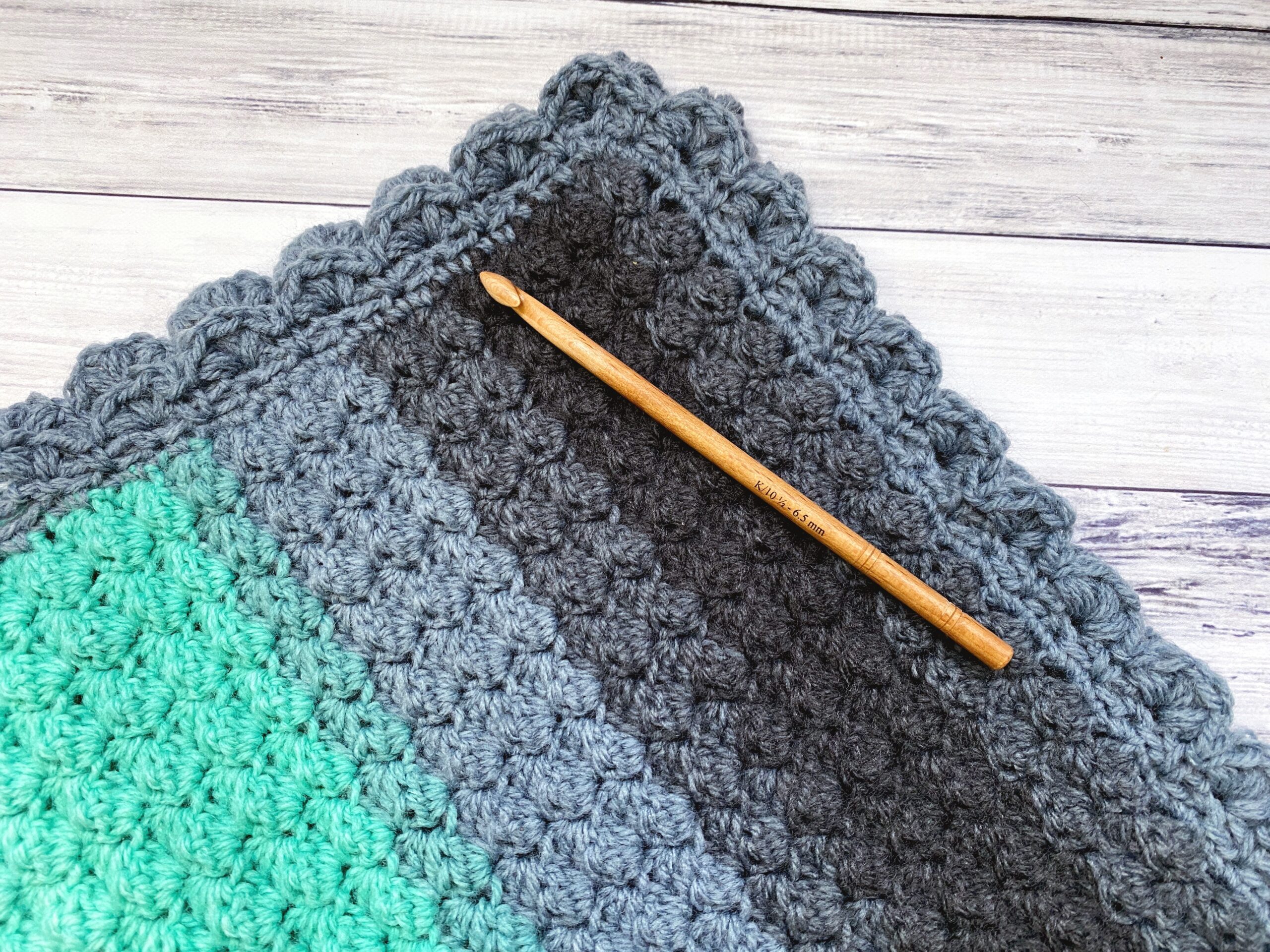 Easy Textured Crochet Baby Blanket - love. life. yarn.