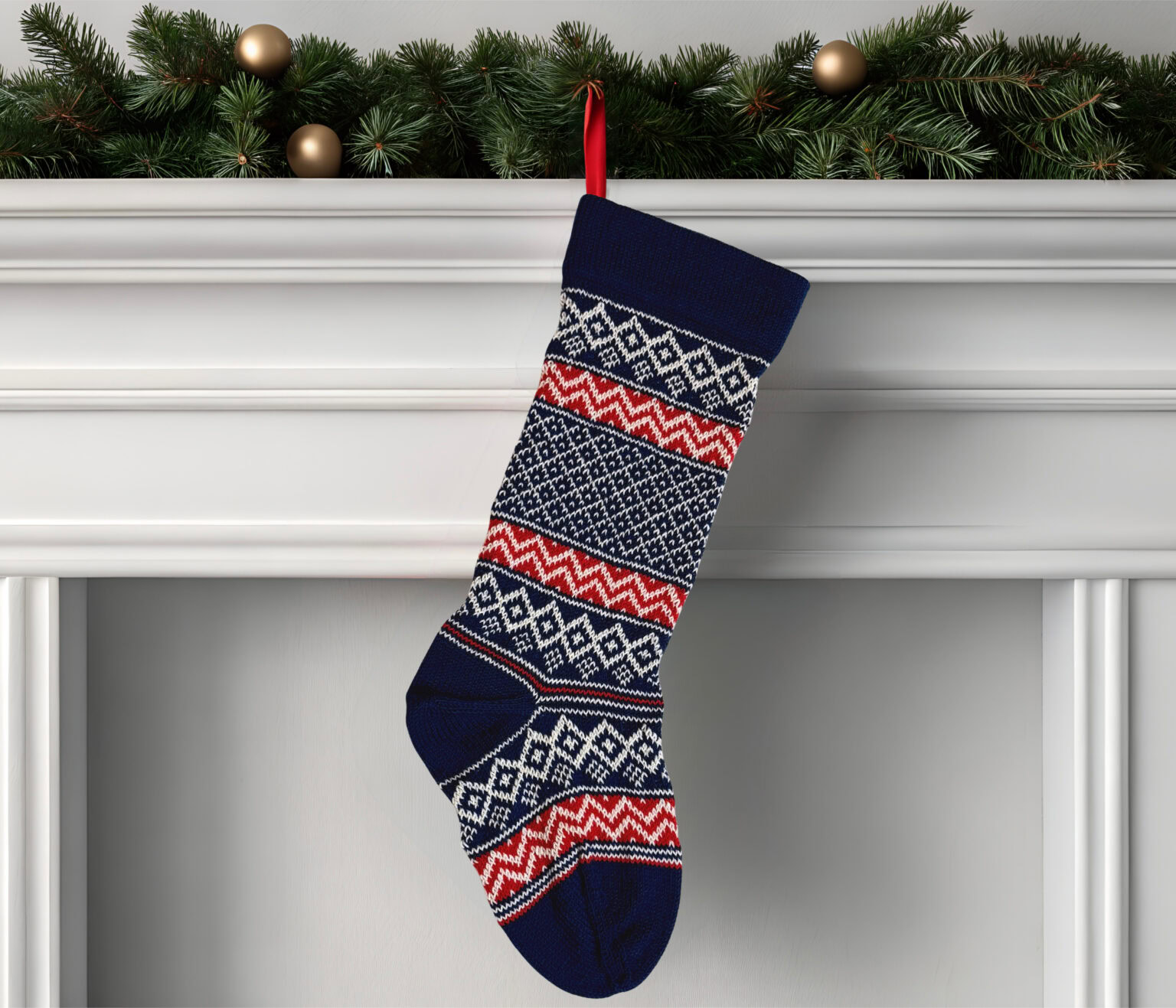 Fair Isle Holiday Stocking - love. life. yarn.