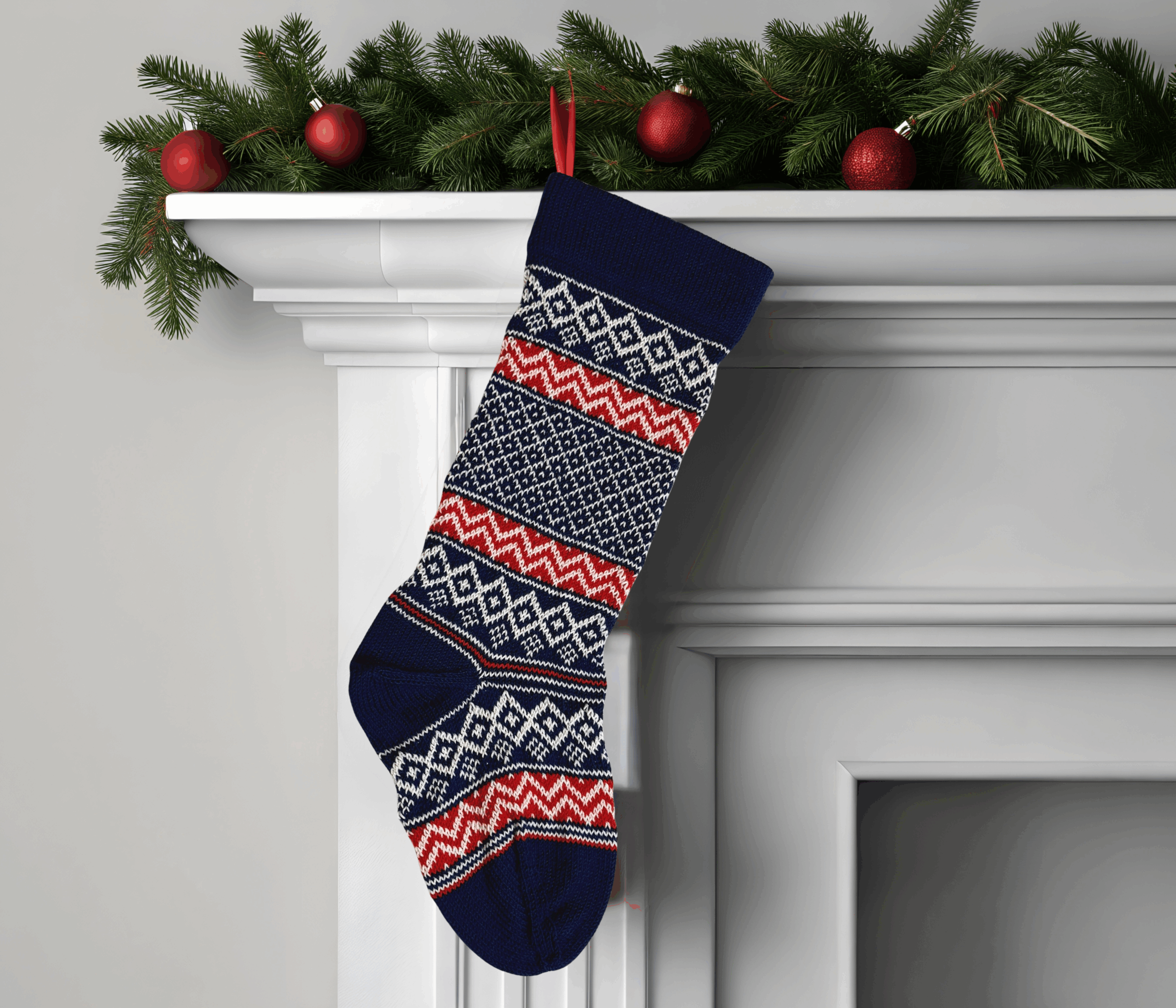 Fair Isle Holiday Stocking - love. life. yarn.