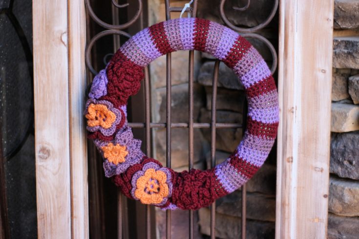 Fall Wreath - Free Crochet Pattern - love. life. yarn.