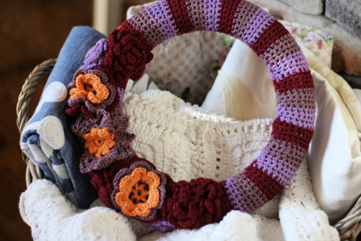 Fall Wreath - Free Crochet Pattern - love. life. yarn.