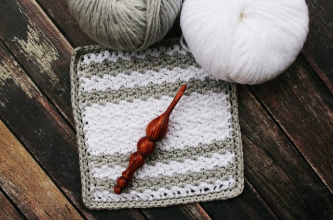 Heavenly Textured Free Crochet Washcloth Pattern - love. life. yarn.