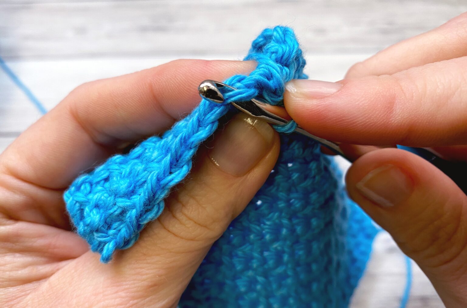 Front and Back Loop Single Crochet (Easy Stitch Tutorial) - love. life ...