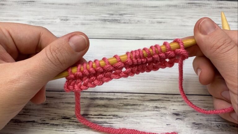 How to Knit the Hurdle Stitch (Easy Beginner Tutorial) - love. life. yarn.