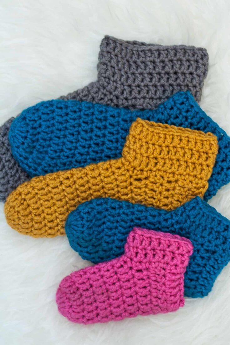 Craft Your Comfort: 20+ Free Crochet Sock Patterns for Toasty Toes ...