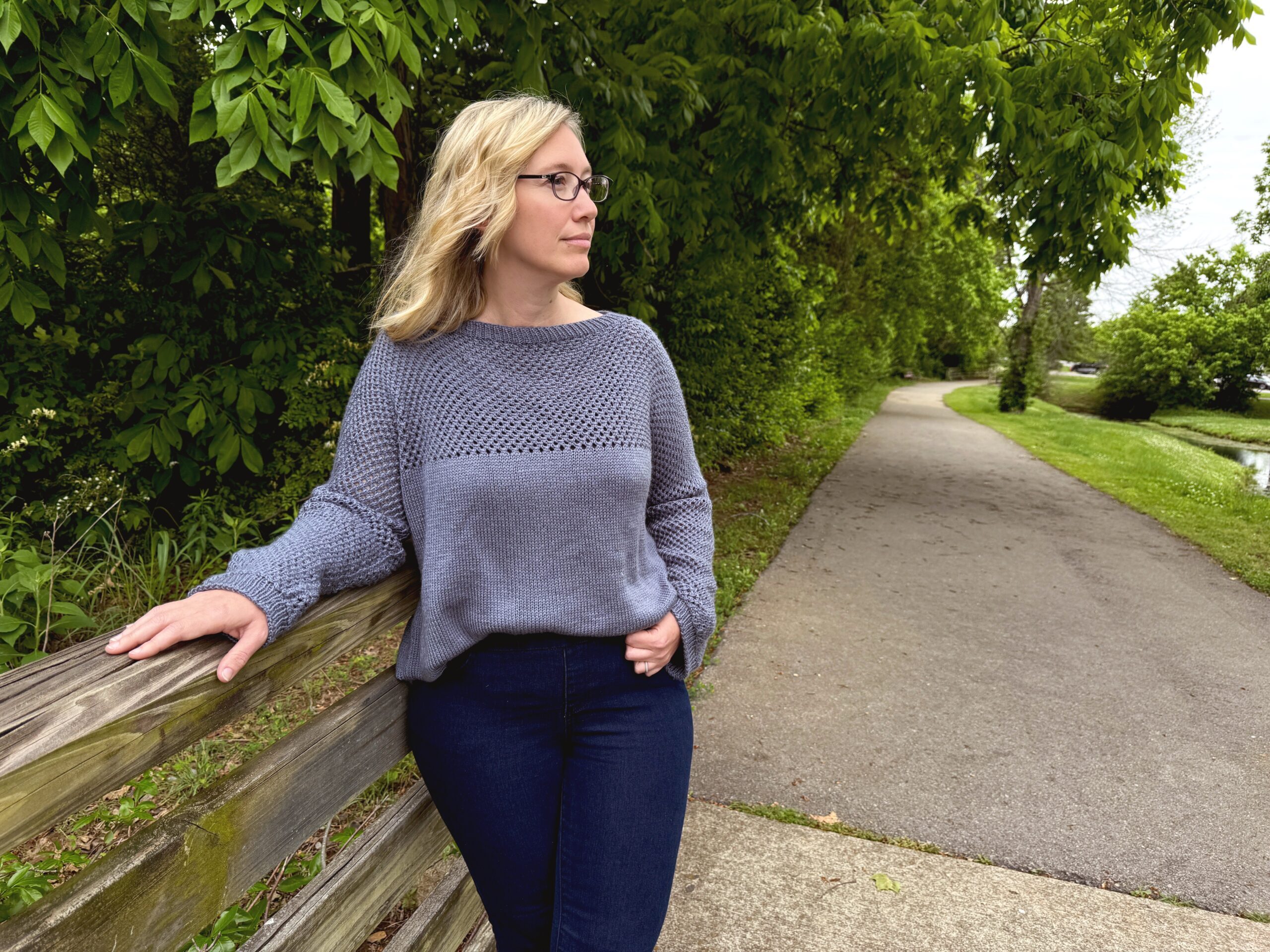 Irish Mesh Lace Sweater (Free Knitting Pattern) - love. life. yarn.