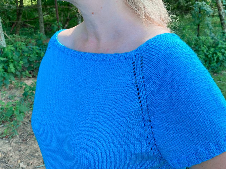 Seamless Knit Tee Pattern - love. life. yarn.