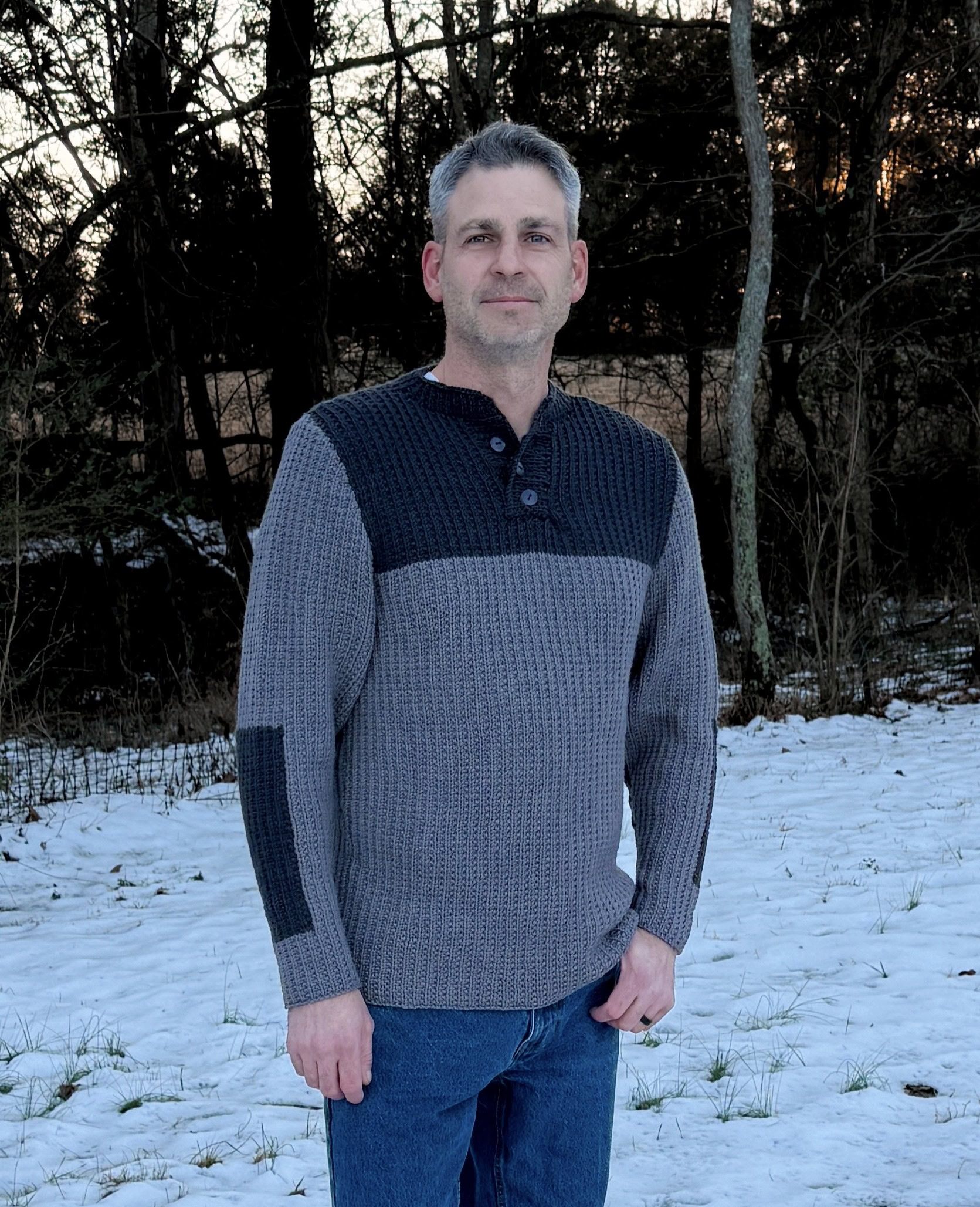 Men’s Commando Henley Pullover (Free Knitting Pattern) - love. life. yarn.