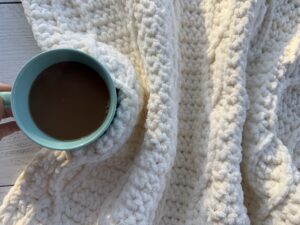 Mock Cable Crochet Blanket - love. life. yarn.