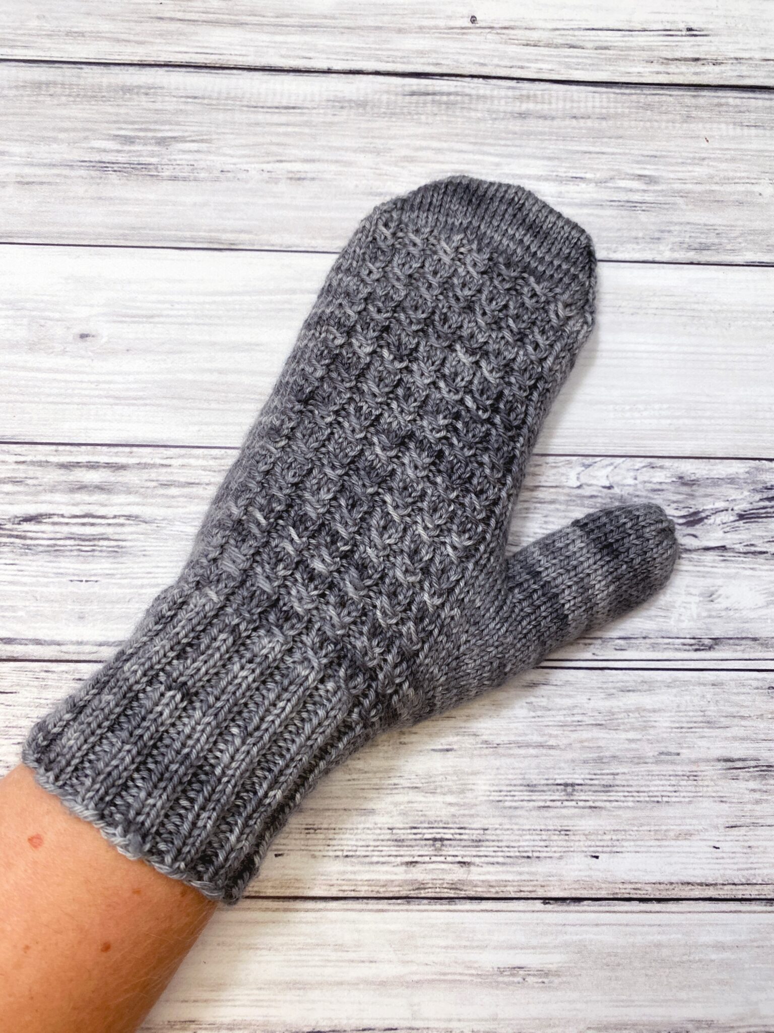 Mock Cable Mittens (Free Knitting Pattern)