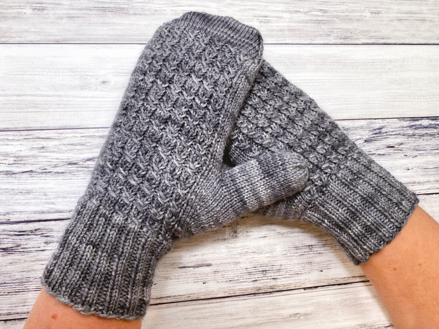 Mock Cable Mittens (Free Knitting Pattern)