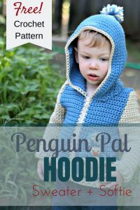 Penguin Pal Hoodie - Free Crochet Pattern - love. life. yarn.