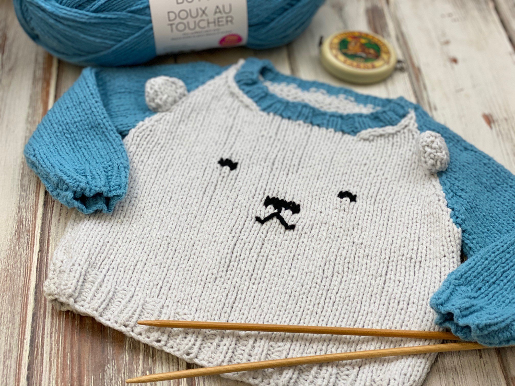 Polar Bear Mittens - Free Knitting Pattern - love. life. yarn.