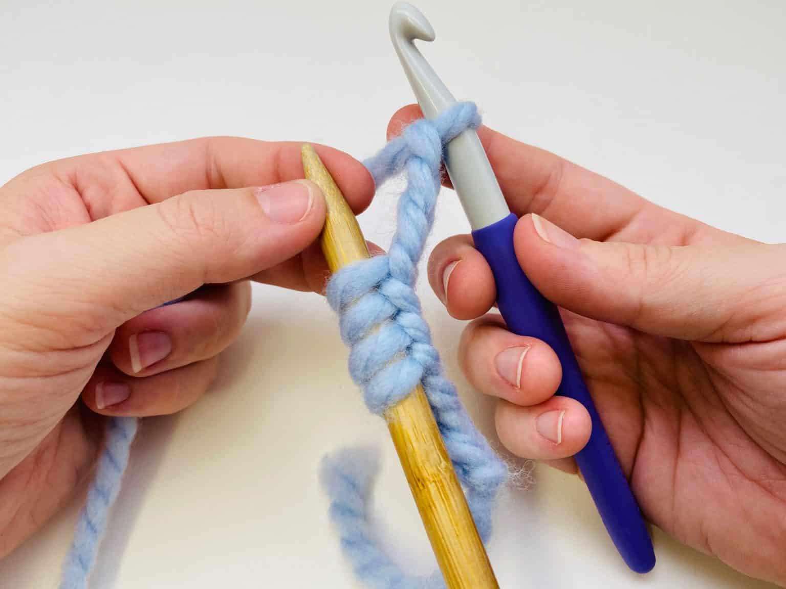 How to Knit for Crocheters: Crochet Cast On - love. life. yarn.