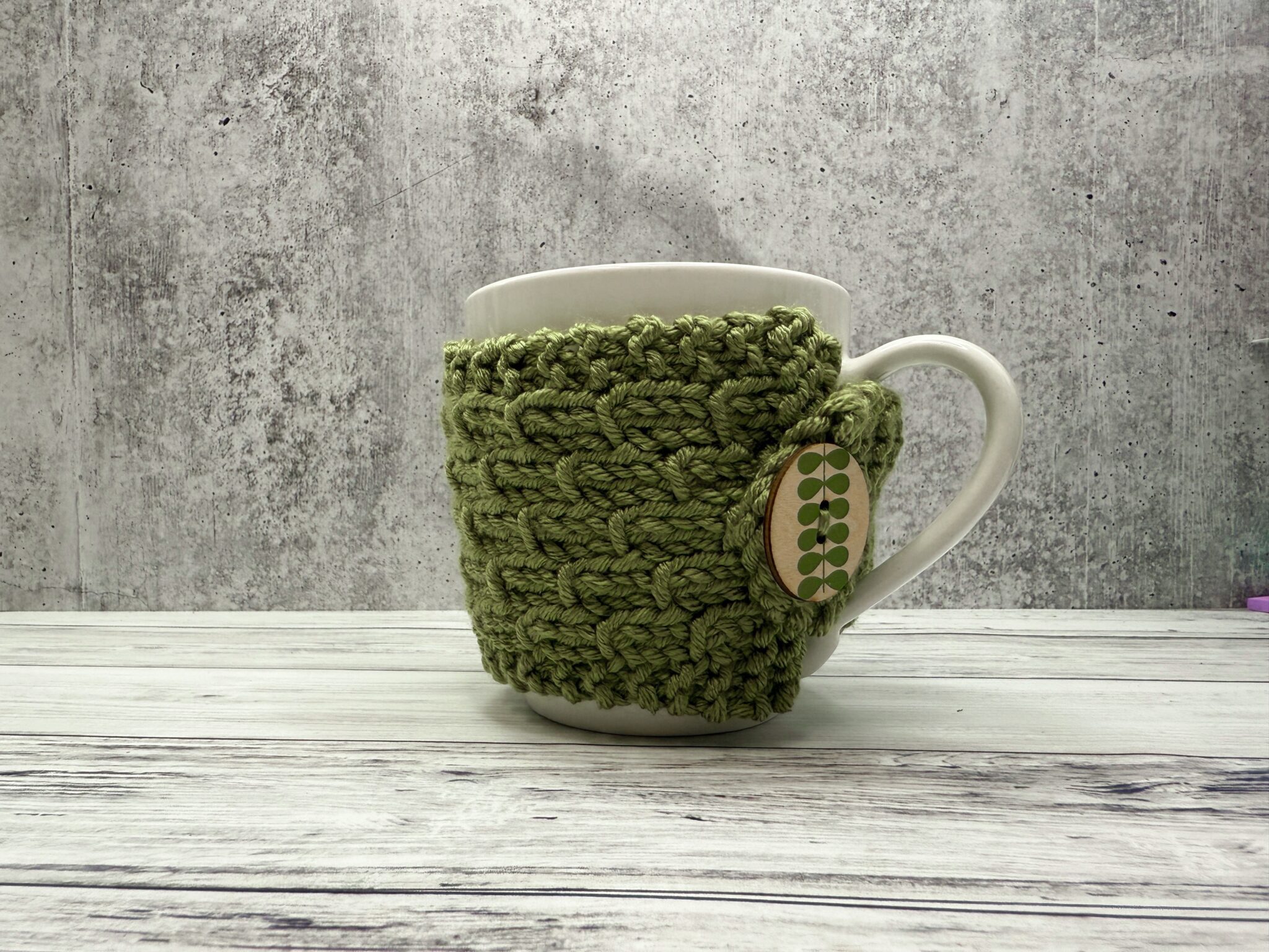 Quick Knit Coffee Cozy - Free Knitting Pattern - love. life. yarn.
