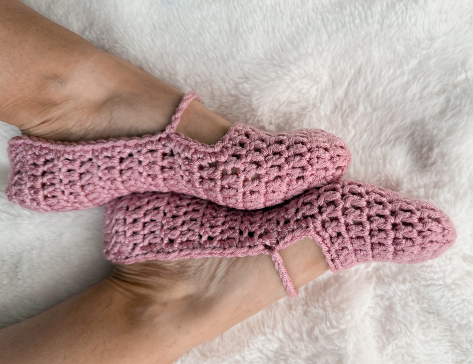 Quick & Easy Crochet Ballet Slippers - love. life. yarn.