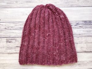 Reversible Ribbed Crochet Beanie - love. life. yarn.