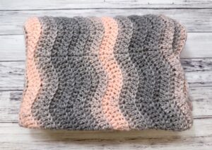 Ridged Chevron Blanket (Free Crochet Pattern) - love. life. yarn.
