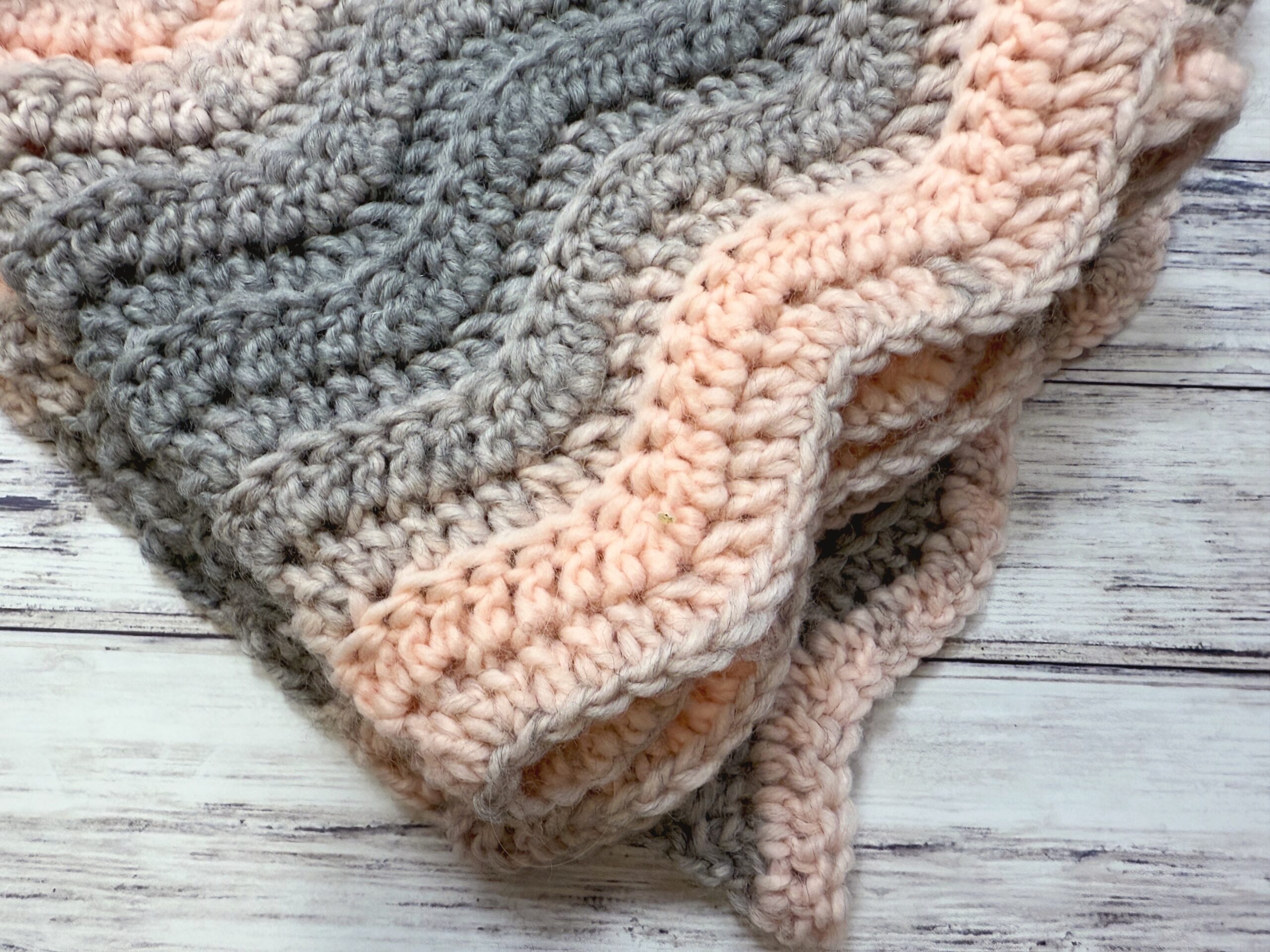 Ridged Chevron Blanket (Free Crochet Pattern) - love. life. yarn.