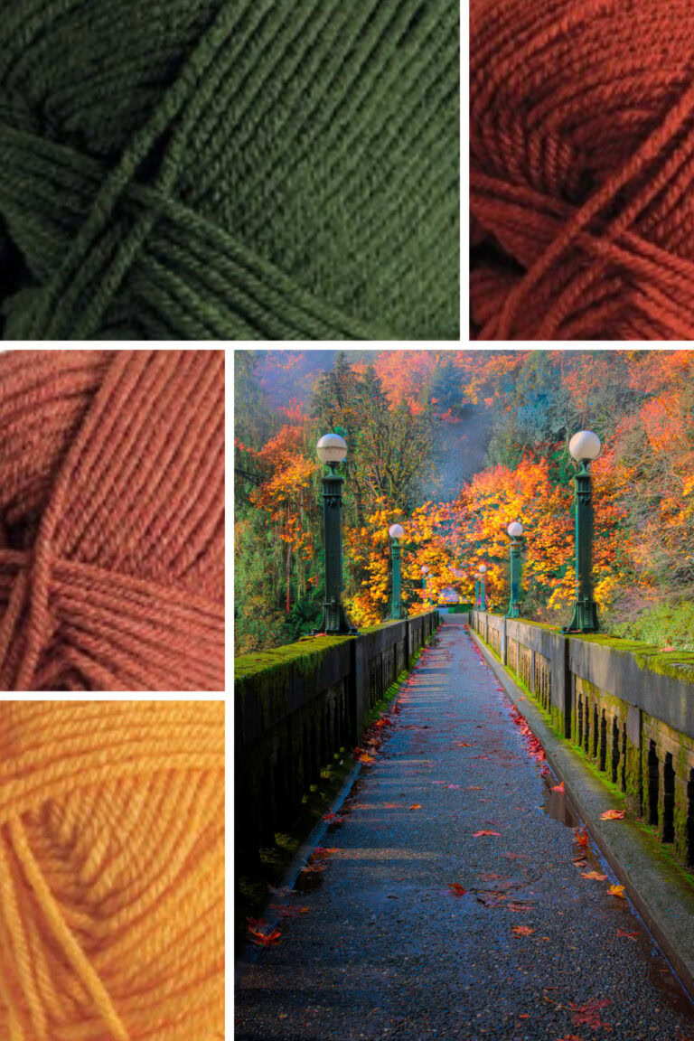 Fall Color Palettes for Knitting and Crochet - love. life. yarn.