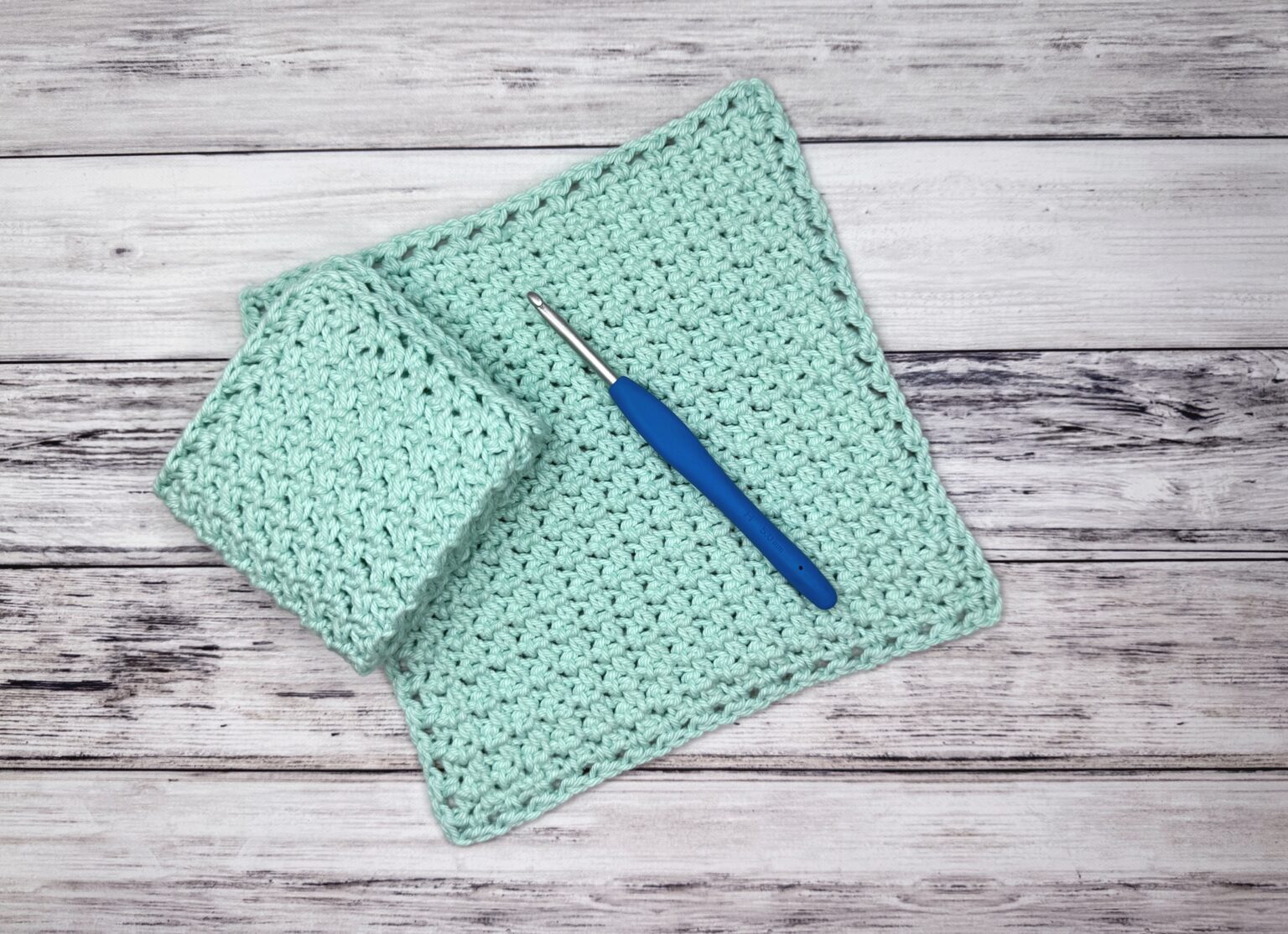 Simple Textured Crochet Dishcloth - love. life. yarn.