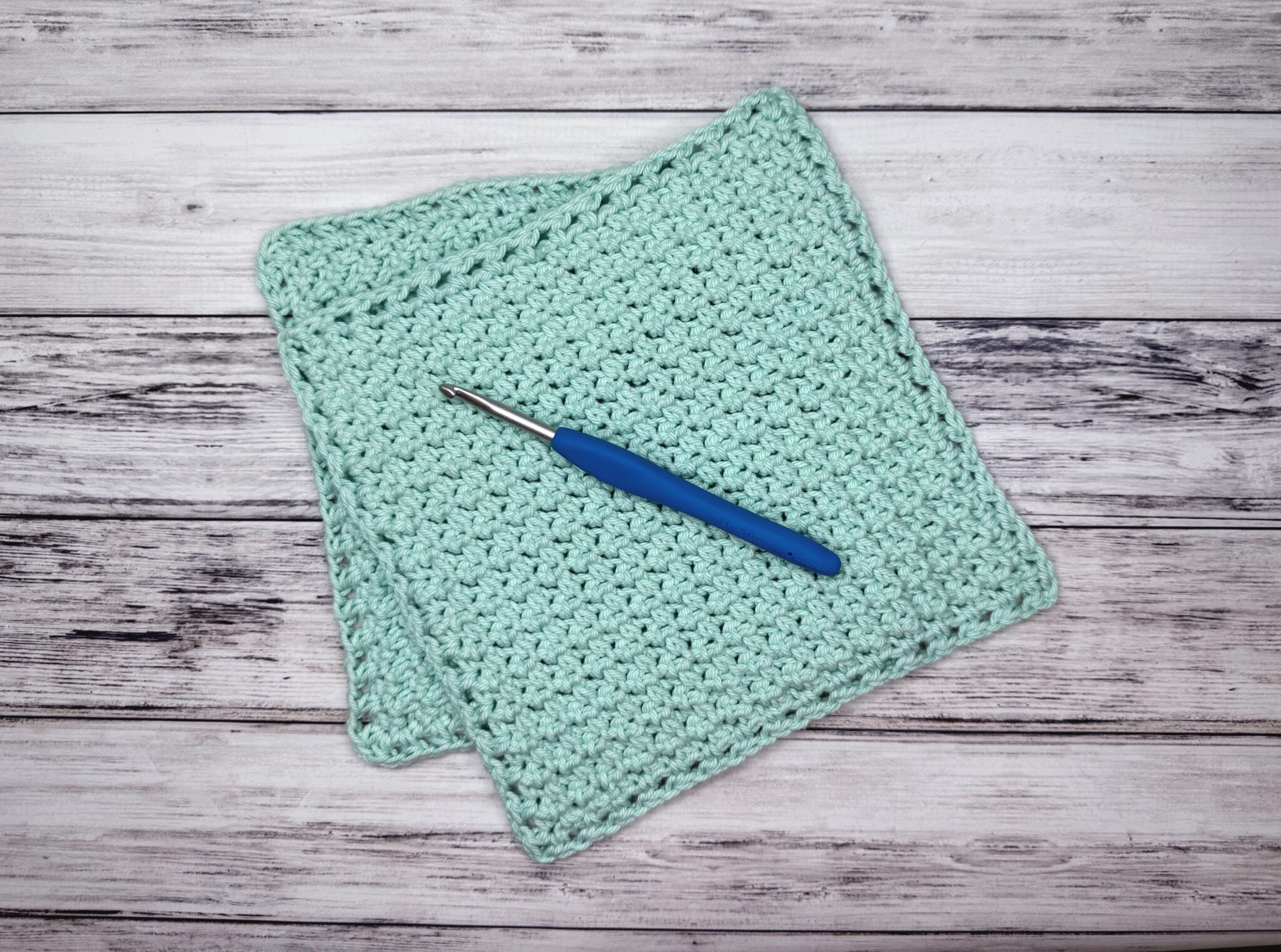 Simple Textured Crochet Dishcloth - love. life. yarn.