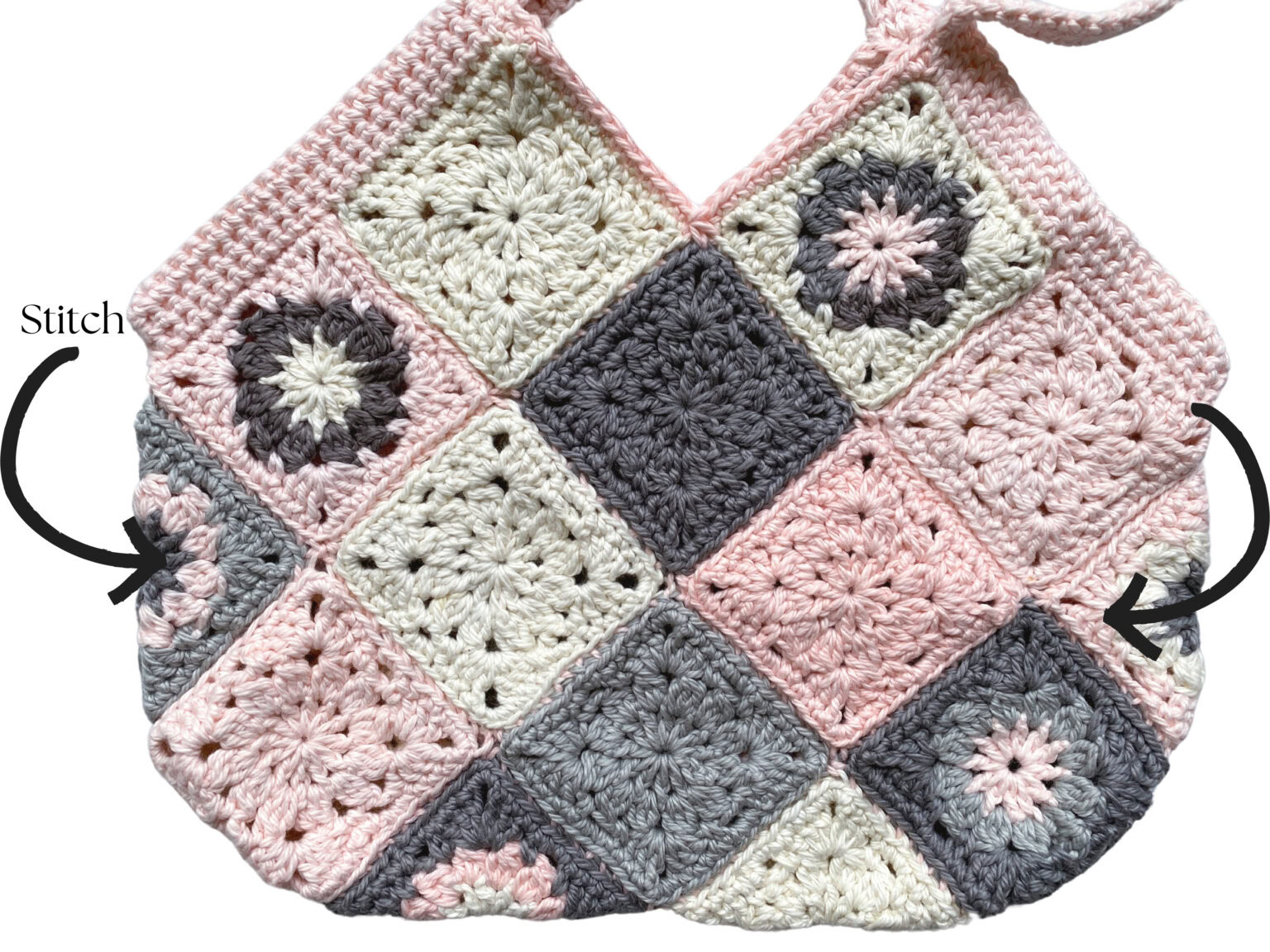 Modern Granny Square Tote - love. life. yarn.