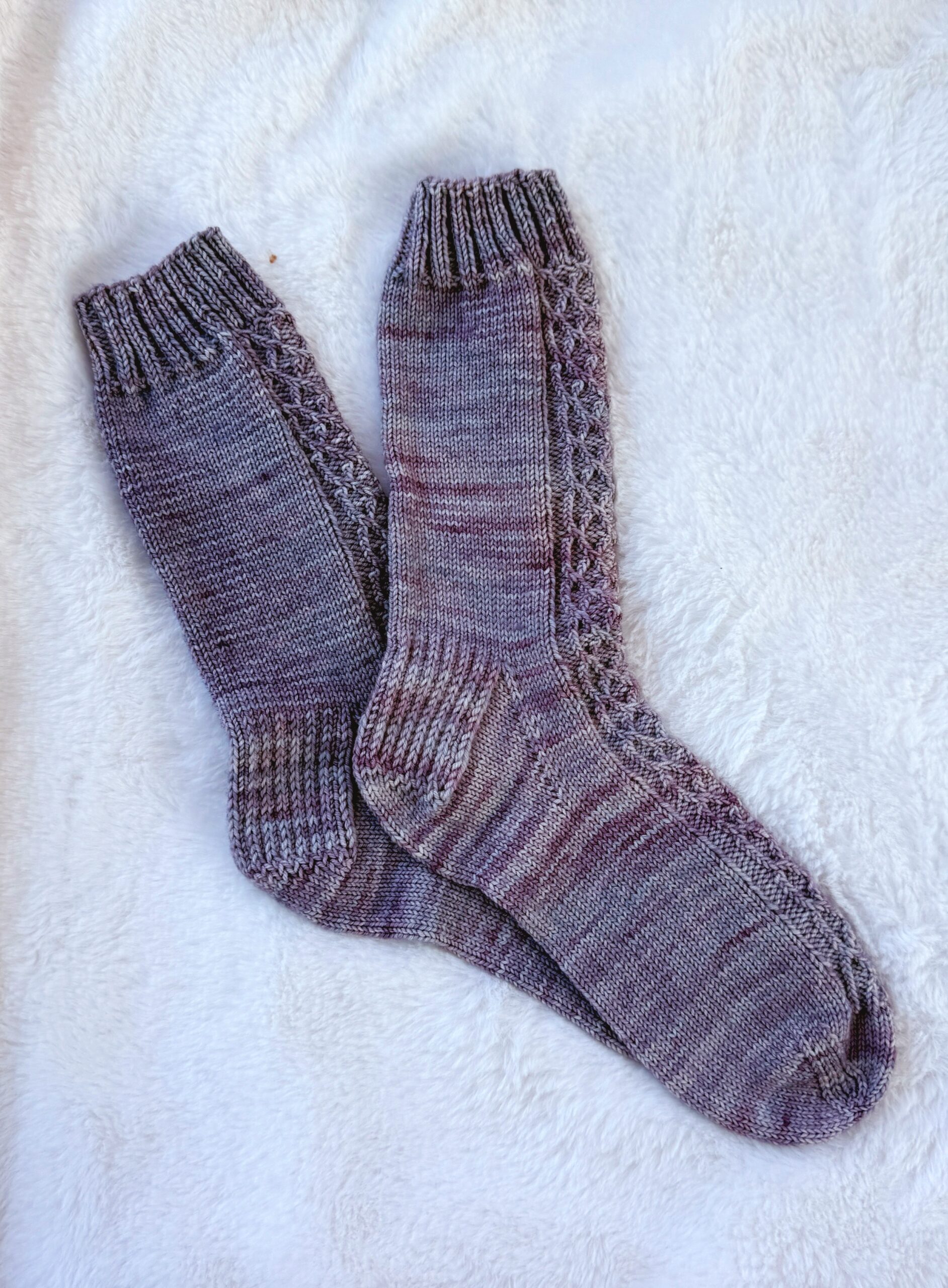 Summer Haze Cabled Socks - love. life. yarn.