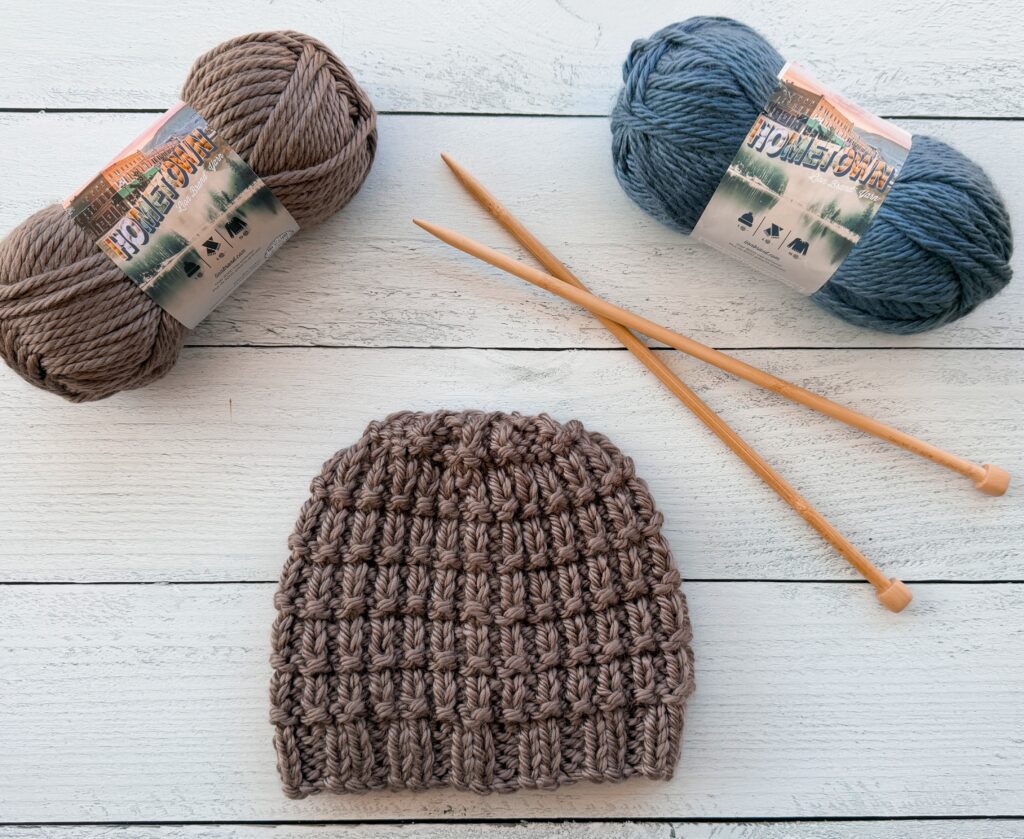 Easy Super Bulky Knit Hat (Free Pattern) - love. life. yarn.