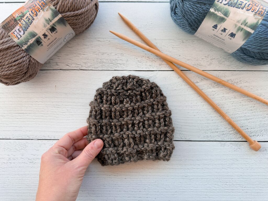 Easy Super Bulky Knit Hat (Free Pattern) - love. life. yarn.