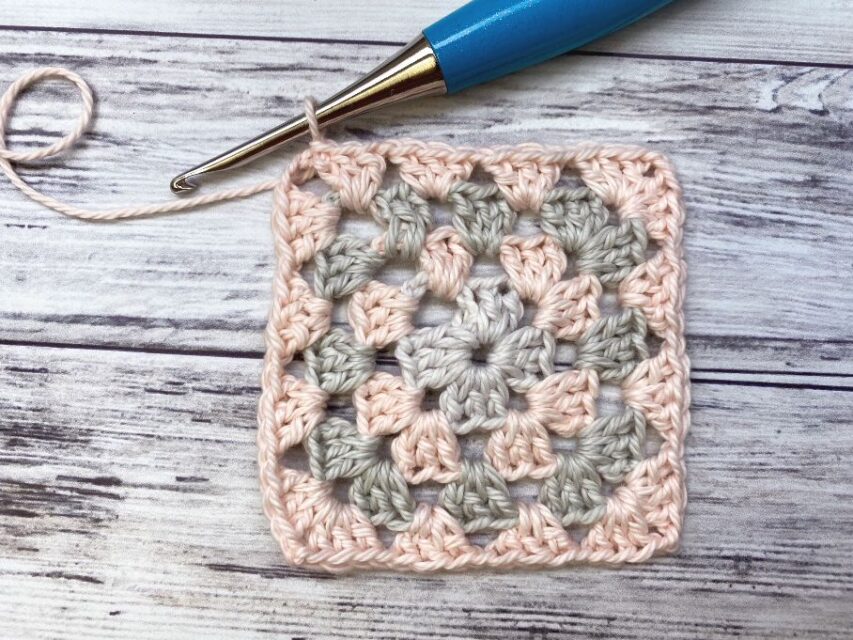 Small Floral Crochet Square Pattern - love. life. yarn.