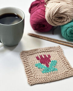 25 Knit Coaster Patterns to Cozy Up Your Coffee Table - love. life. yarn.